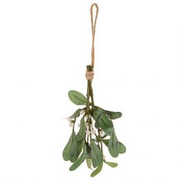 Artificial Mistletoe on String Rope - 20cm - Permabloom