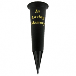 Memorial Grave Spike Vase - In Loving Memory - Permabloom